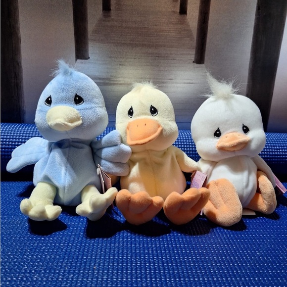 Precious Moments | Toys | Blue And Yellow Plush Toy Ducks Soft Stuffed ...